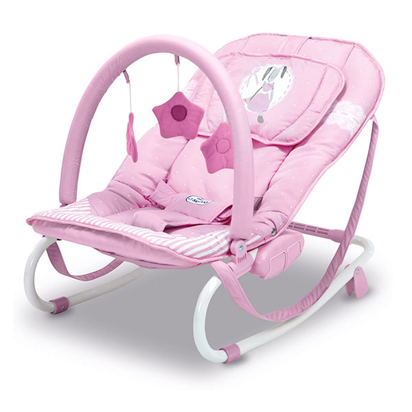 Ljuljaška za bebe Relax Bunny Pink Asalvo 16904