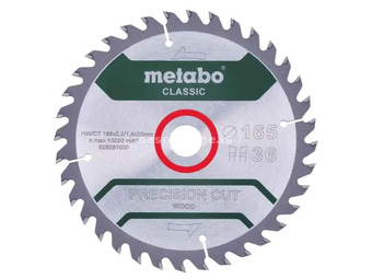 Metabo list cirkulara za drvo 165x20x36z 628281000