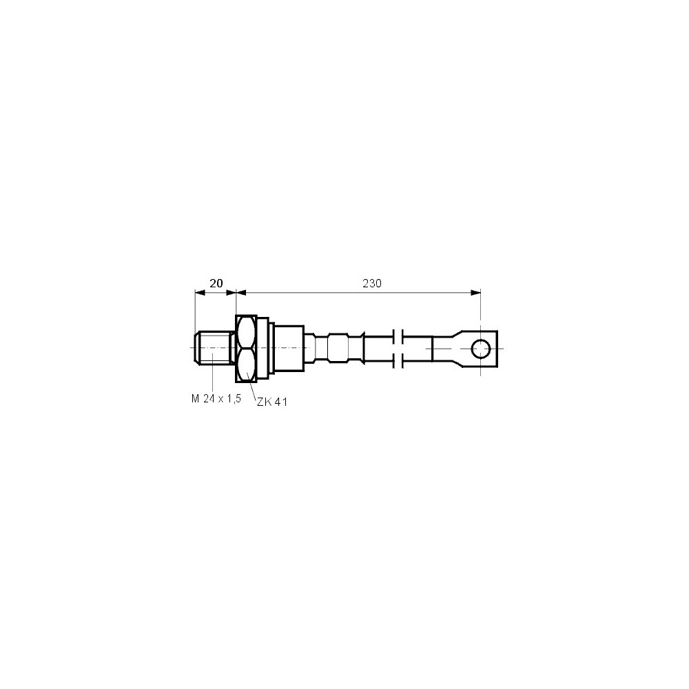 Dioda 320A 1000V M24 A