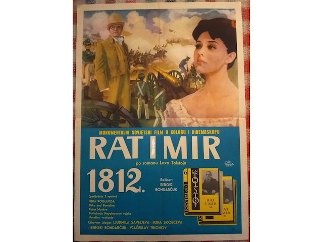 plakat RAT I MIR 1812.