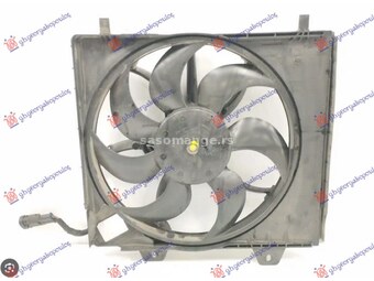 VENTILATOR KOMPLET 1.2 BENZIN / 1.5 DIZEL (363mm) (NISSENS) CITROEN C4 20-