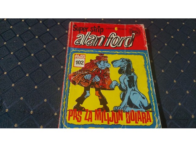 Alan Ford 102/Vjesnik/Pas za milijun dolara