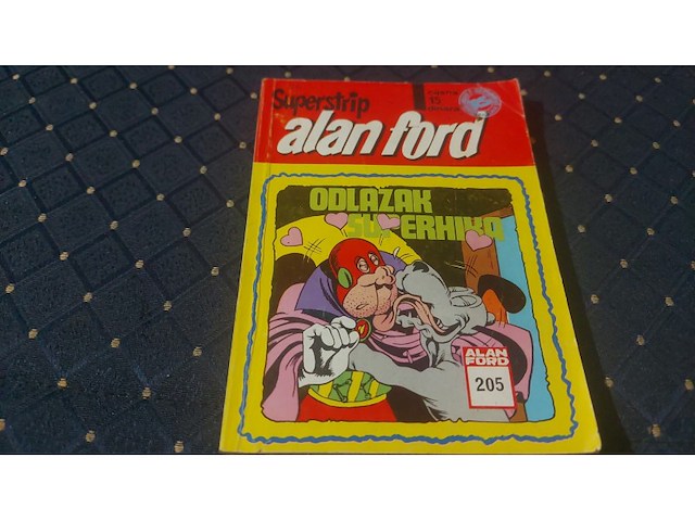 Alan Ford 205/Vjesnik/Odlazak Superhika