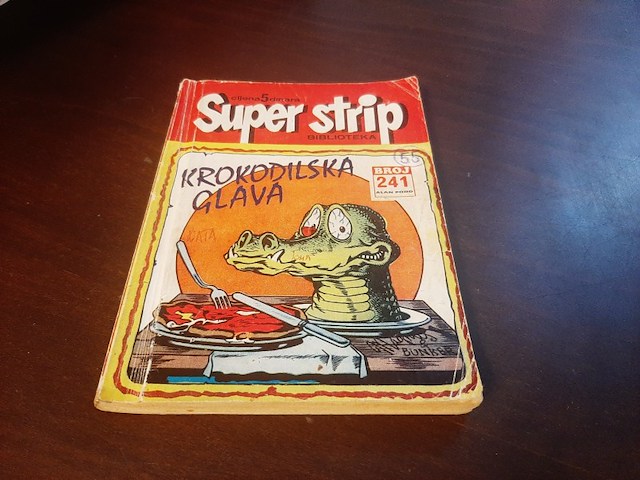 Krokodilska glava Alan Ford 241 Super strip 55