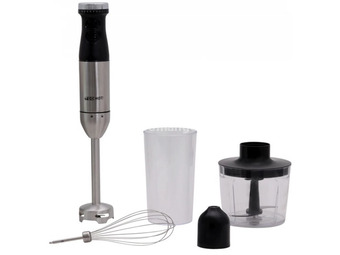 TOO HB-600-501-B-S Hand blender set 600 W Black and Stainless Steel