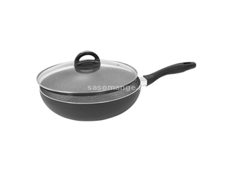 Wok tiganj GRANIT sa poklopcem BR-147 28x8cm NOVO