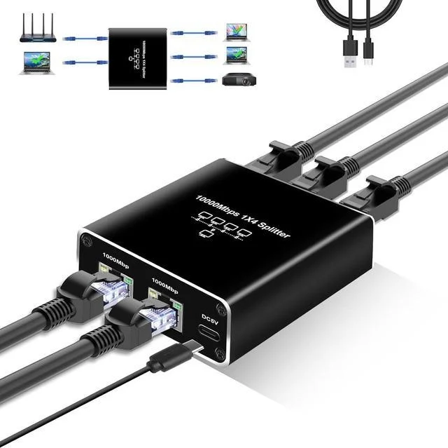 Mrežni (Ethernet) razdelnik 1/4 1000Mbps