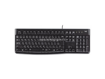 LOGITECH K120 ergonomical pc keyboard USB Szlovén allocation - black