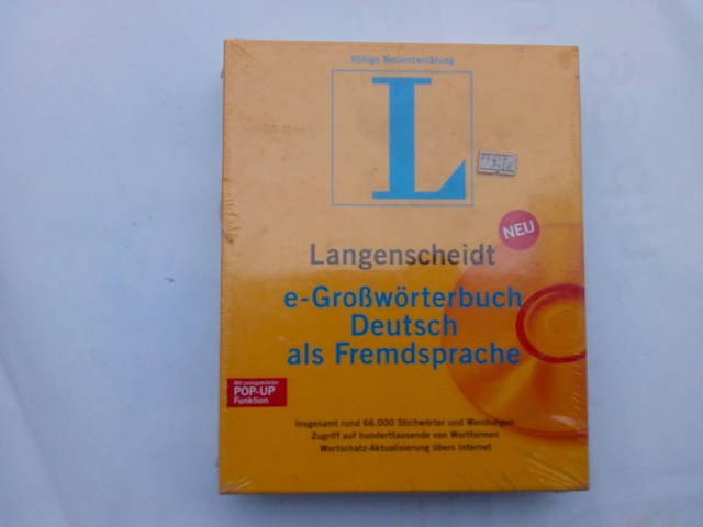 LANGENSCHEIDT e-GROSWORTERBUCH DEUTSCH ALS FREMDSPRACHE