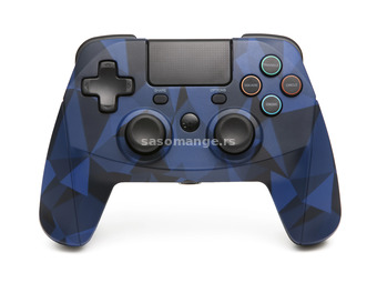 SNAKEBYTE GamePad 4 S cable without controller blue camouflage PS4