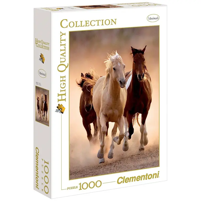 Clementoni Clementoni puzzle 1000 delova - Runing Horses (39168)