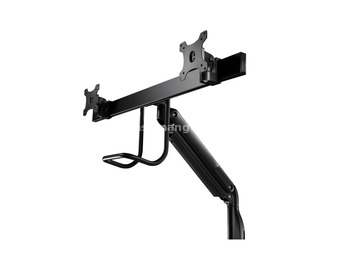 V7 DM1HDD Large duty gas spring dual monitor holder