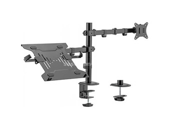 GEMBIRD MA-DA-03 Adjustable desktop holder monitor arms and notebook tray 17"-32"