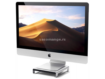 SATECHI Type-C Aluminum Monitor Stand Hub for iMac silver color monitor stand