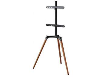 HAMA TV holder stand walnut color legs 400x400 32"-65"