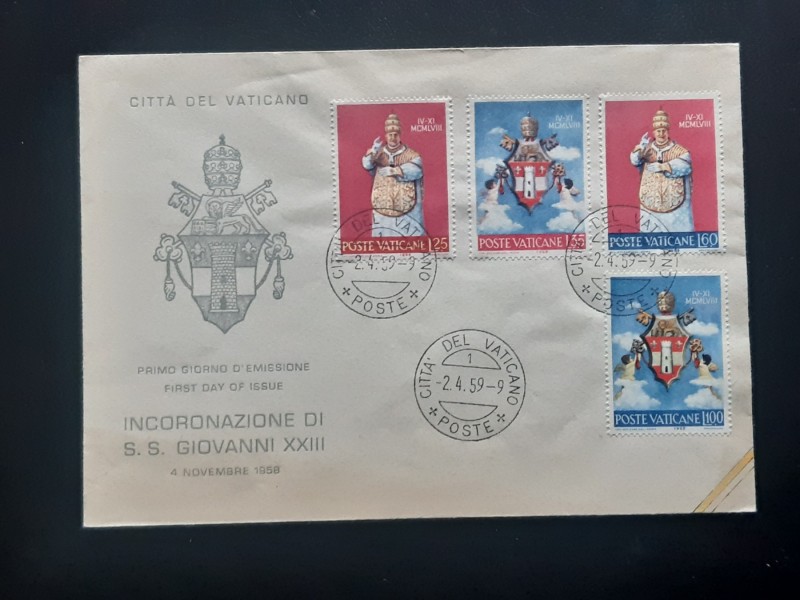 FDC VATICAN 1959