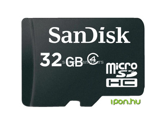 SANDISK Standard 32GB MicroSDHC 4 MB/s 104374