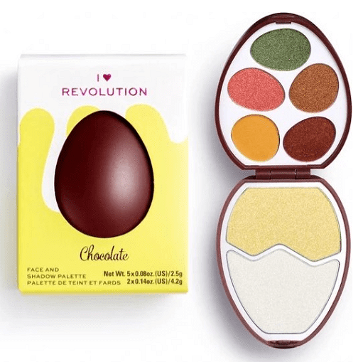 Paleta senki za oči I HEART REVOLUTION Easter Egg/Chocolate 20,9g