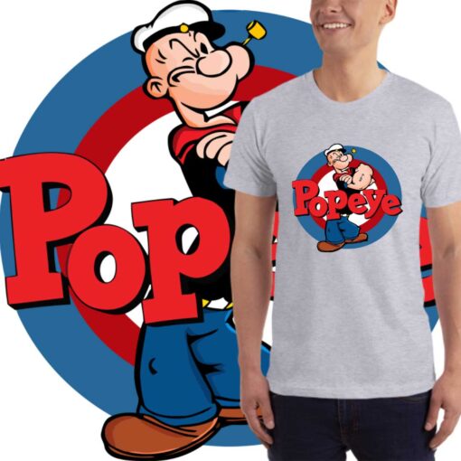 Popeye logo muška majica