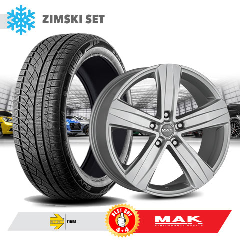 205/70 R15 SET Z MOMO + MAK STO 5 SIL 5/139.7 + TPMS