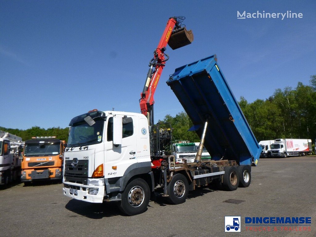 Hino FY1EUKA RHD + Palfinger E120L + grapple pokretna dizalica