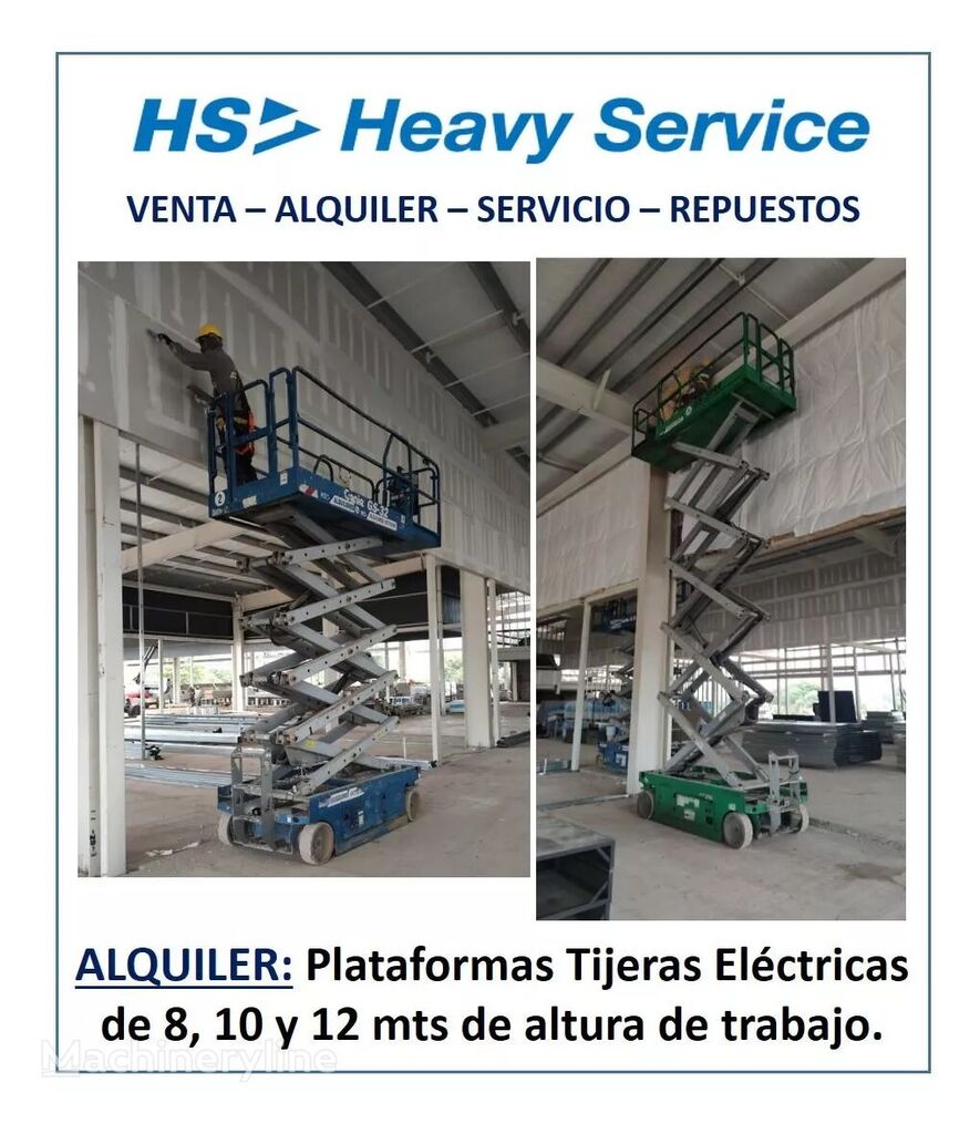 Alquiler De Platafoma Tijera Electrica, X Dia, Semana Y Mes makazasta platforma