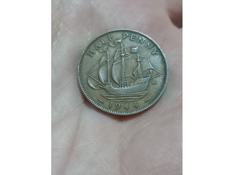 Half penny 1944