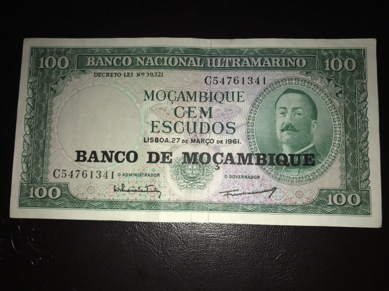 MOZAMBIK 100 ESCUDOS.1961.