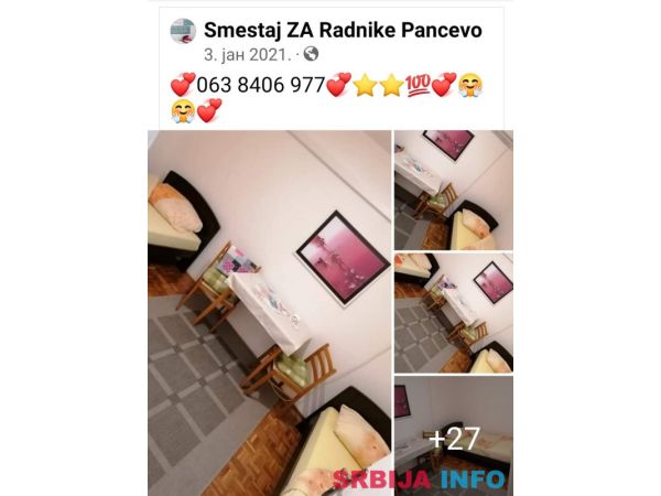 Apartman za Radnike Pancevo