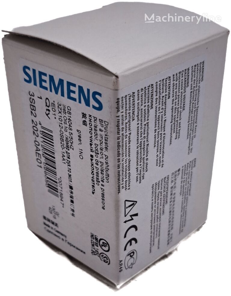 Siemens 3SB2202-0AE01 kontrolno dugme za industrijske opreme