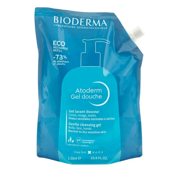 Bioderma Atoderm blagi gel za tuširanje - REFILL 1000 ml