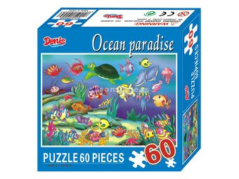 DENIS Puzzle Okeanski raj - 60 delova