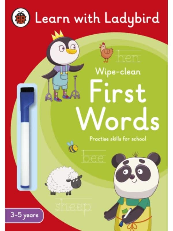 First Words: Wipe-Clean Activity Book 3-5 years