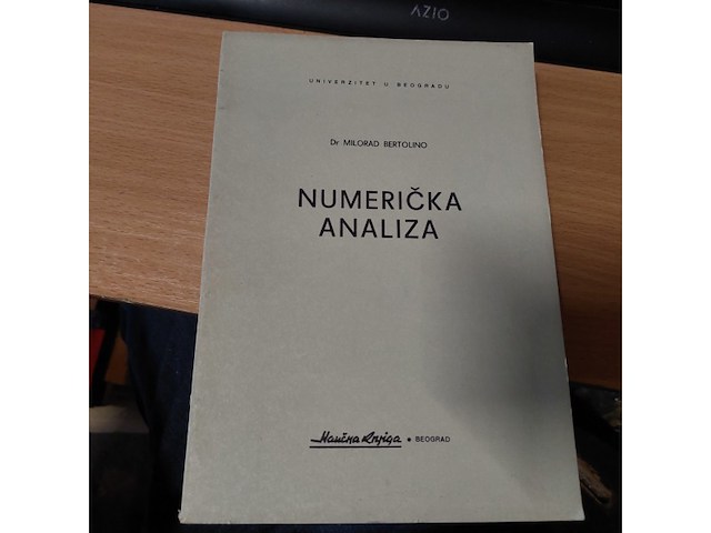 k1 Numerička analiza - Milorad Bertolino