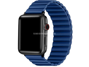 XPRO Apple Watch magnetic silicone belt 42mm / 44mm / 45mm / 49mm blue