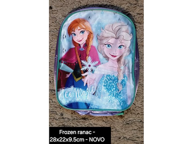 Frozen Elza Ana dečiji ranac plave boje - NOVO