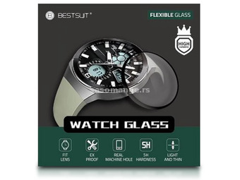 BESTSUIT Flexible Nano Glass 5H glass screen protector foil Samsung Galaxy Watch 3 (41 mm)