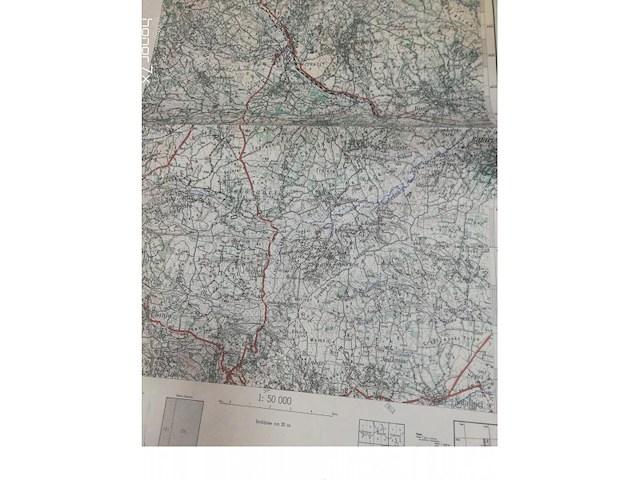 Topografska karta Aranđelovac 2, R 1:50 000