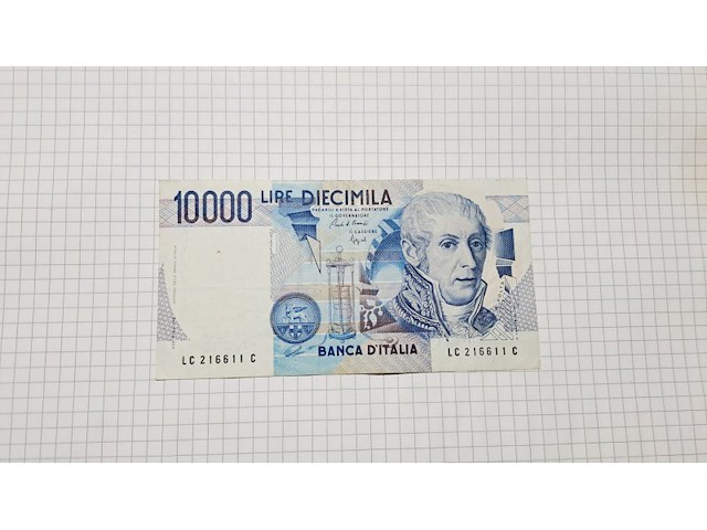 ITALIJA 10000 LIRA 1984 GODINA