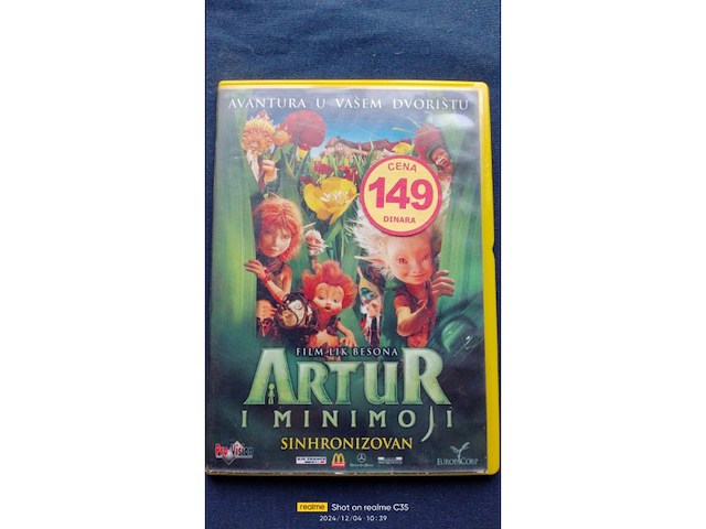 DVD CRTANI FILM - ARTUR I MINIMOJI