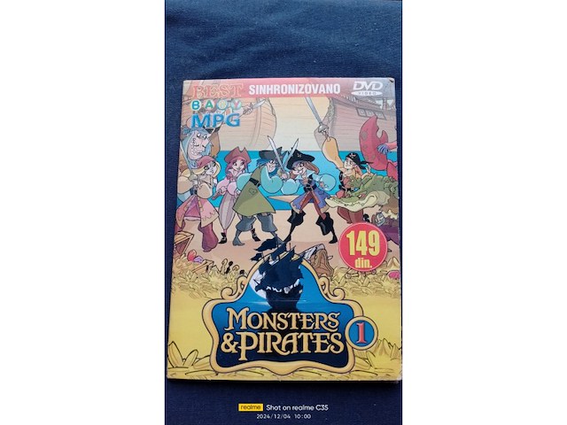 DVD CRTANI FILM - MONSTERS PIRATES