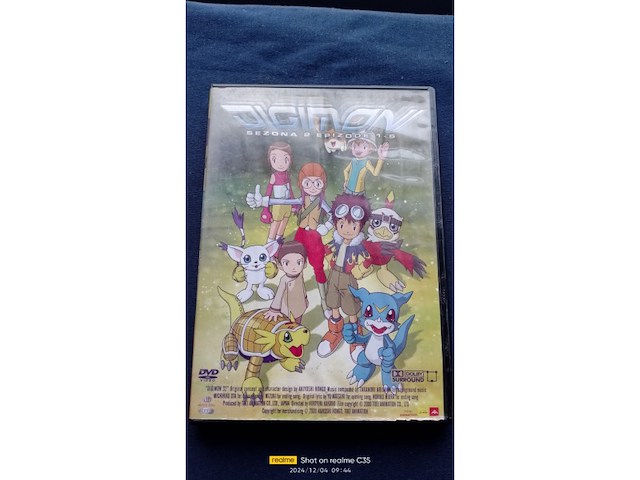 DVD CRTANI FILM - DIGIMON SEZONA 2 EPIZODE 1-5