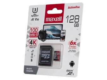 MAXELL Micro SDXC 128GB UHS-3 W