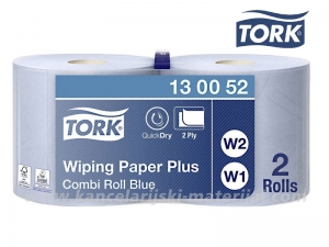 TORK W1 Industrijski ubrusi u rolni - plavi 1/2