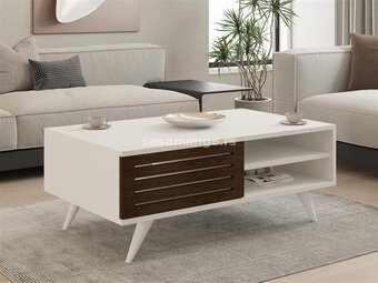 HOME LINE Sto za dnevnu sobu Grande White Walnut