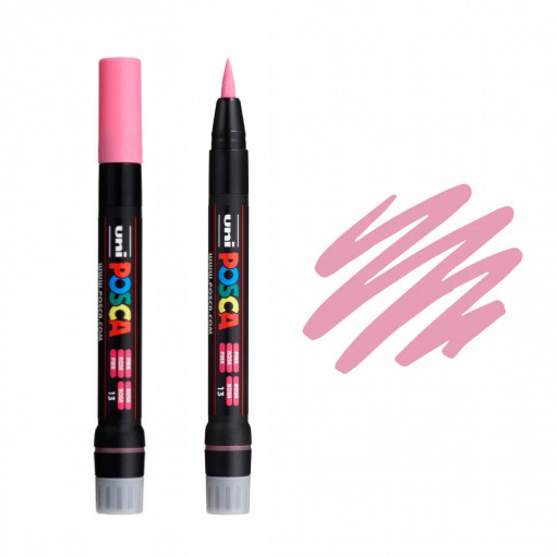 UNI Posca PCF-350 BRUSH ROZE