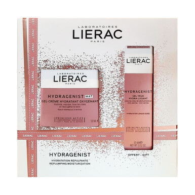 Lierac Hydragenist Mat gel krema za normalnu i kombinovanu kožu, 50 ml + Gel za područje oko očiju GRATIS