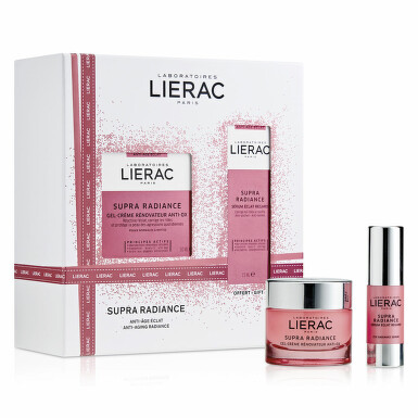 Lierac Supra Radiance Gel krema, 50 ml + Serum za zonu oko očiju, 15ml GRATIS