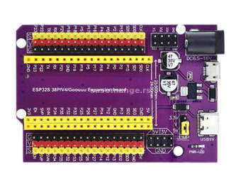 ESP32 Adapter 38 Pinova Ljubičasti - Cena Srbija