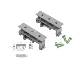 DIN šinski adapter za elektronske komponente 43 mm